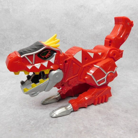 Bandai Namco | Toys | Power Rangers Dino Super Charge Charger Red Trex Gun Morpher Blaster Zord ...